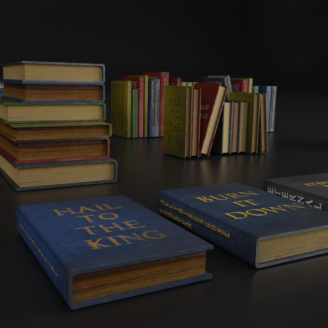 3D Model Books - TurboSquid 1479801