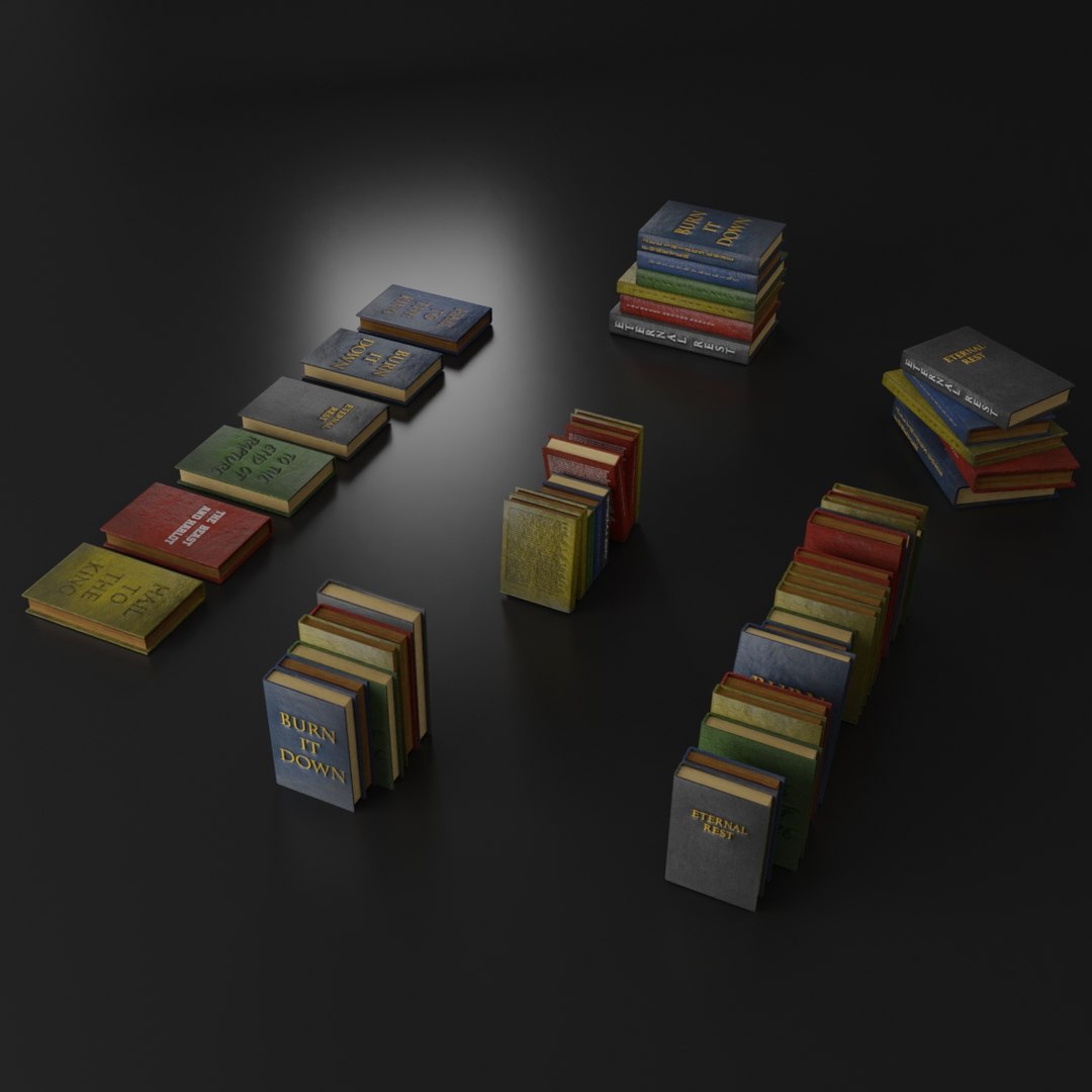 3D Model Books - TurboSquid 1479801