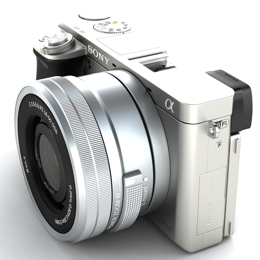 3d Model Sony Alpha 6000