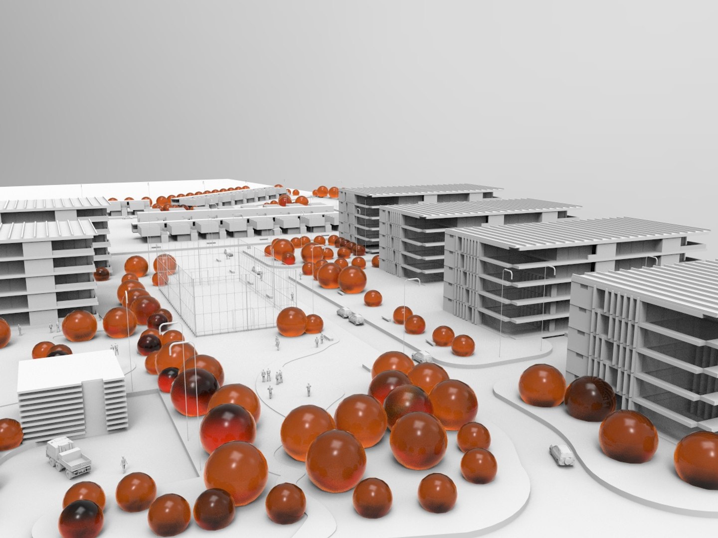 Urban planning project street model - TurboSquid 1194158