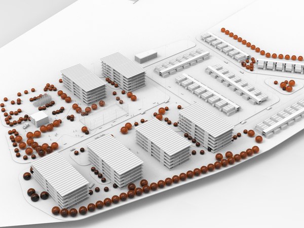Urban planning project street model - TurboSquid 1194158