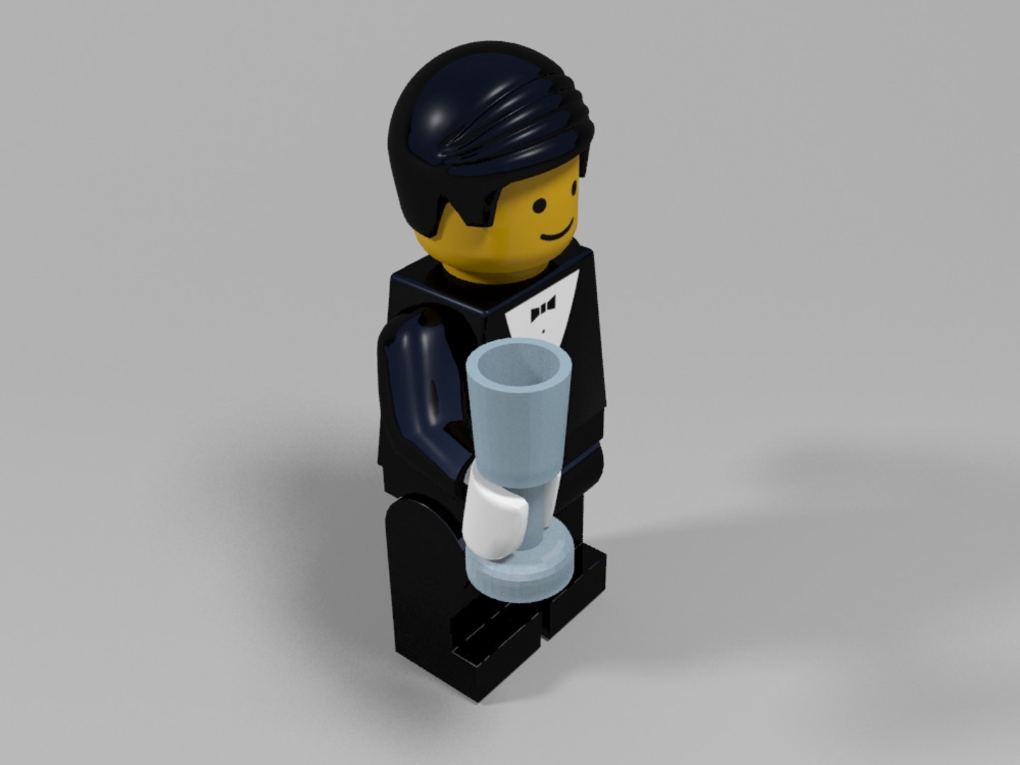 Restaurant Waiter Lego Character Max