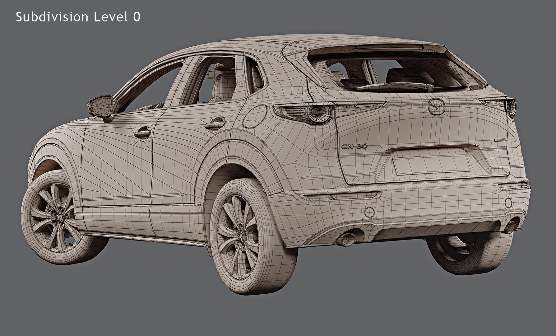 2020 mazda cx-30 3D model - TurboSquid 1597448