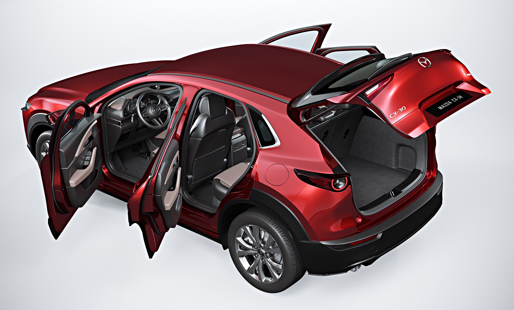 2020 Mazda Cx-30 3D Model - TurboSquid 1597448