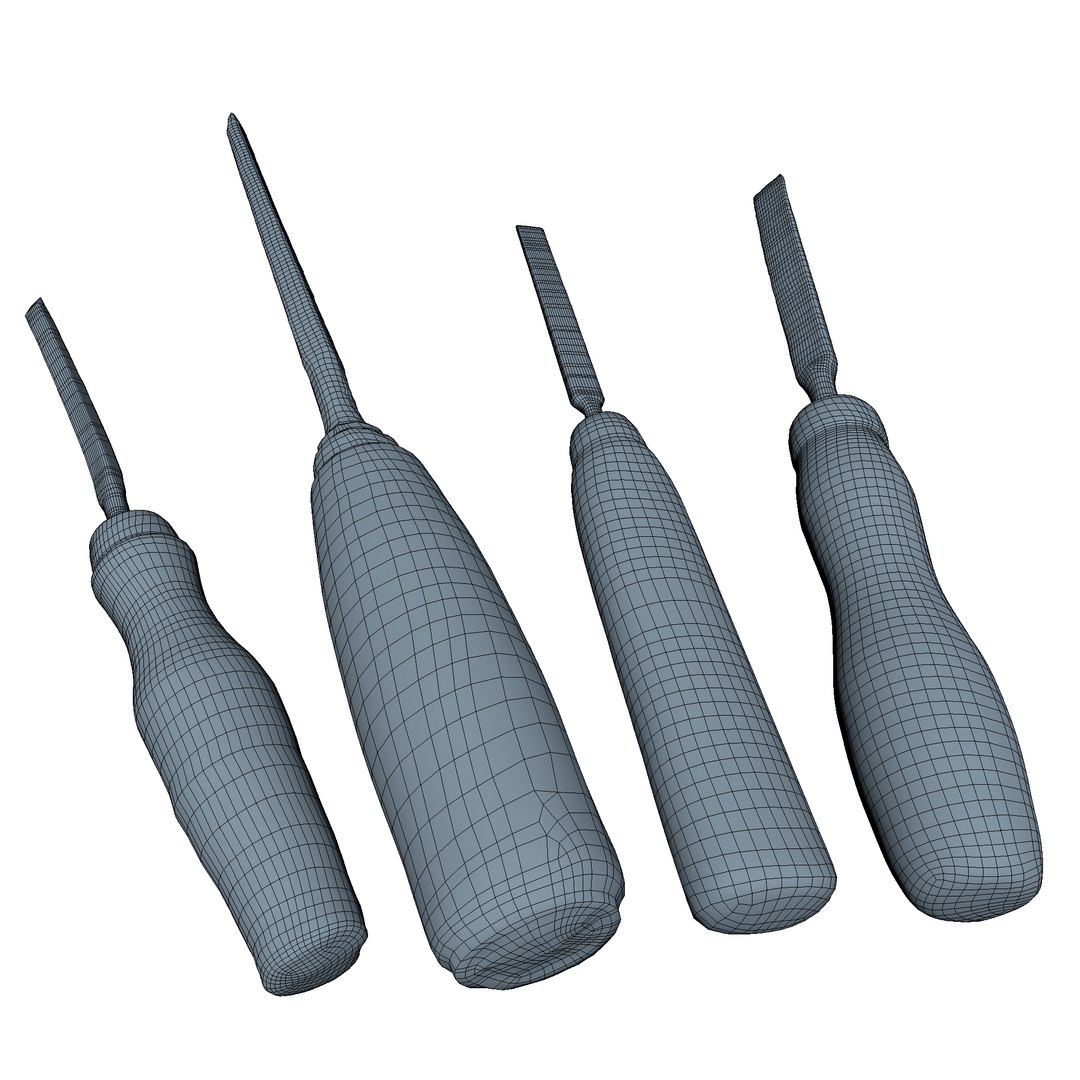 88 Chisels Model - TurboSquid 1258951