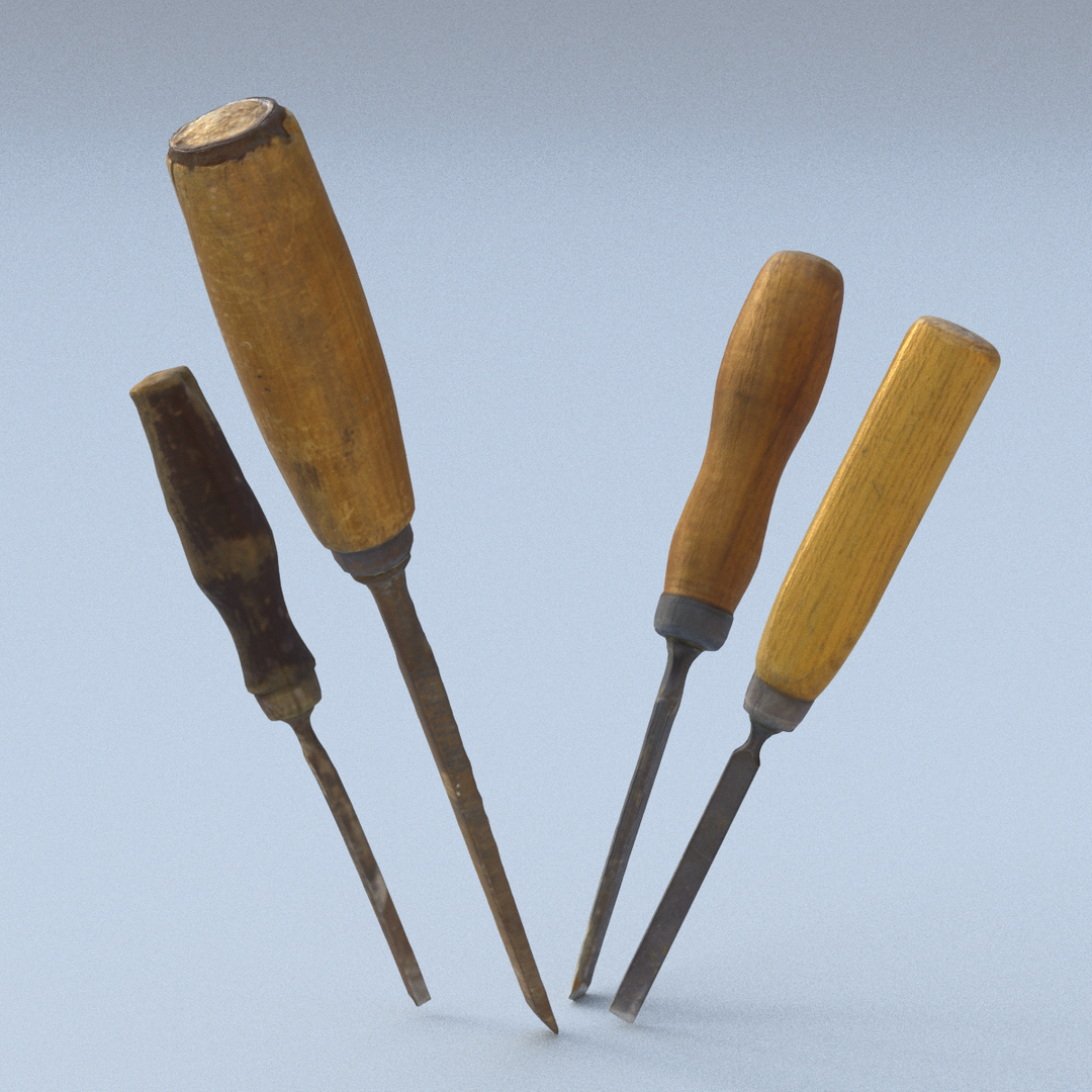 88 Chisels Model - TurboSquid 1258951