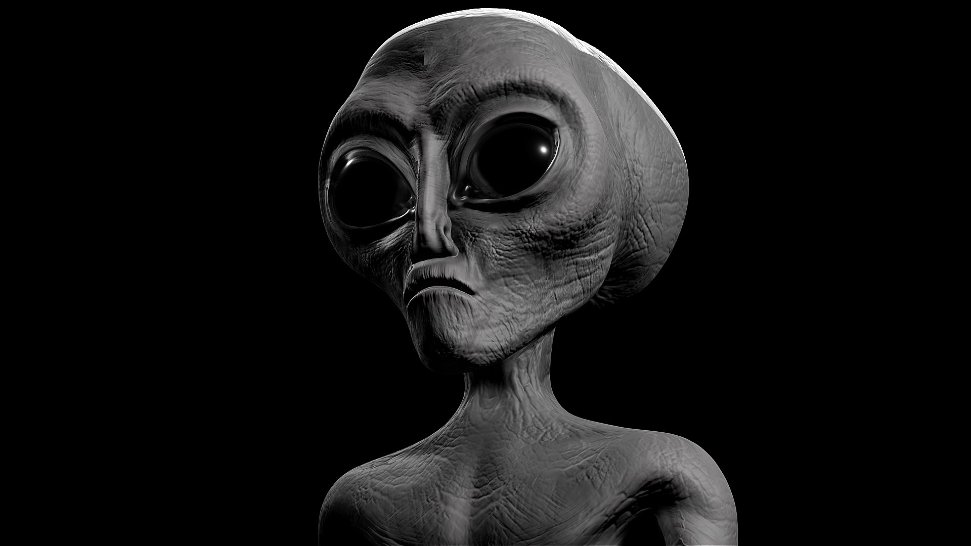 3D Model Grey Alien - TurboSquid 1703231