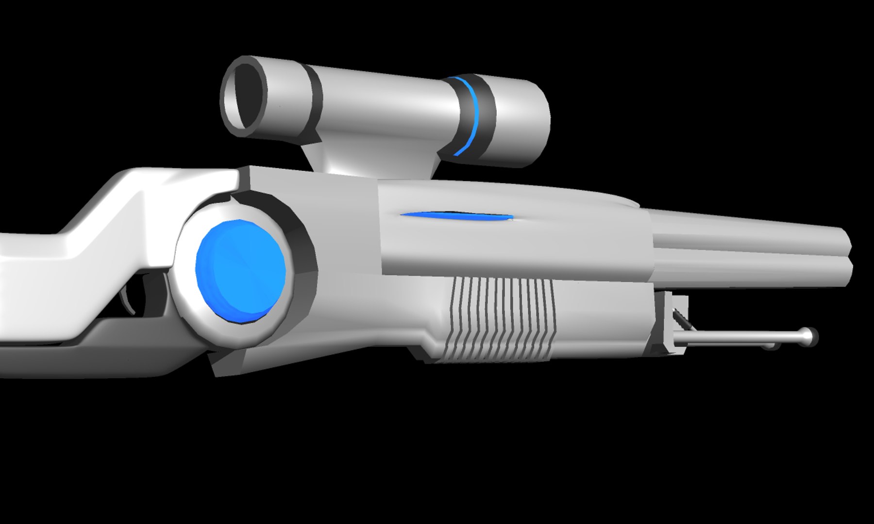 Plasma Rifle 3D - TurboSquid 1485980