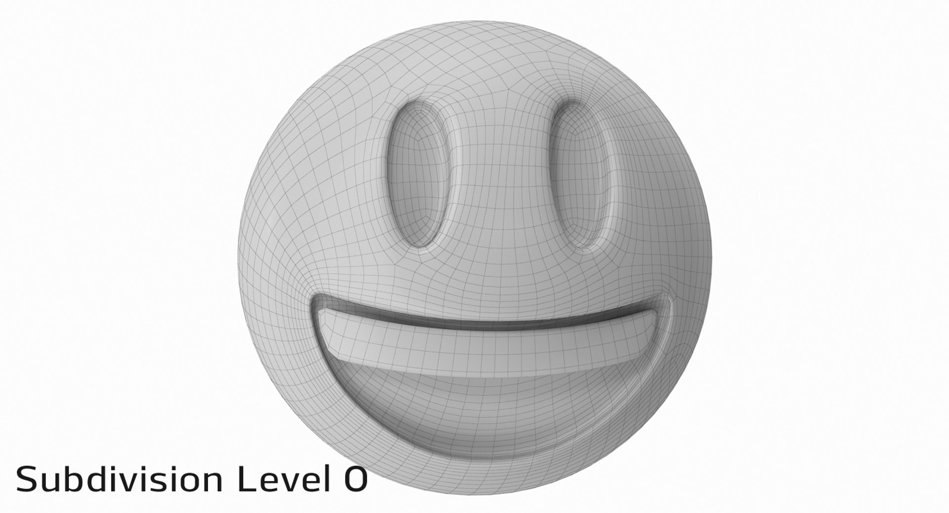 Emoji 5 grinning face 3D model - TurboSquid 1366803