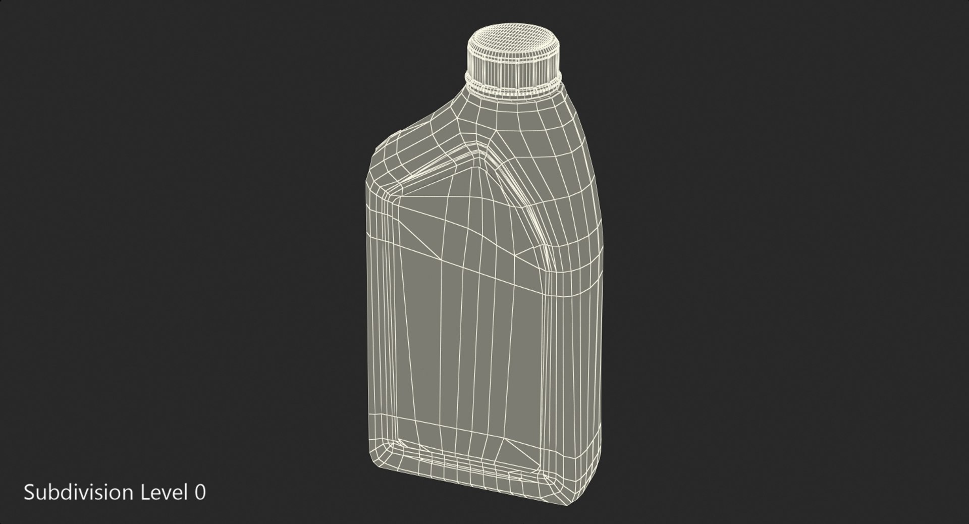 Bottle Car Oil 1l 3D Model - TurboSquid 1364757