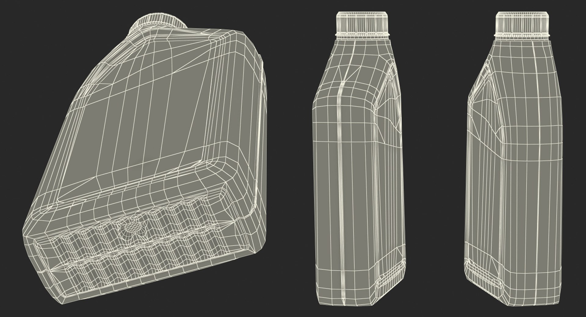 Bottle Car Oil 1l 3D Model - TurboSquid 1364757
