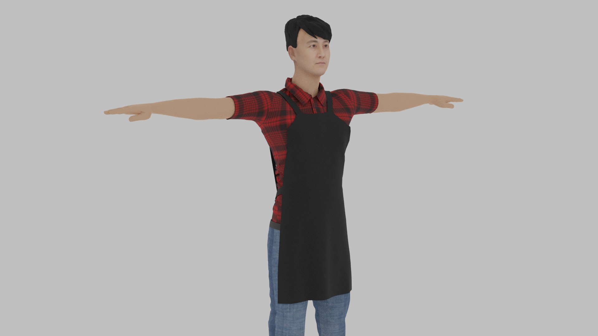 3D Butcher Model - TurboSquid 2021591