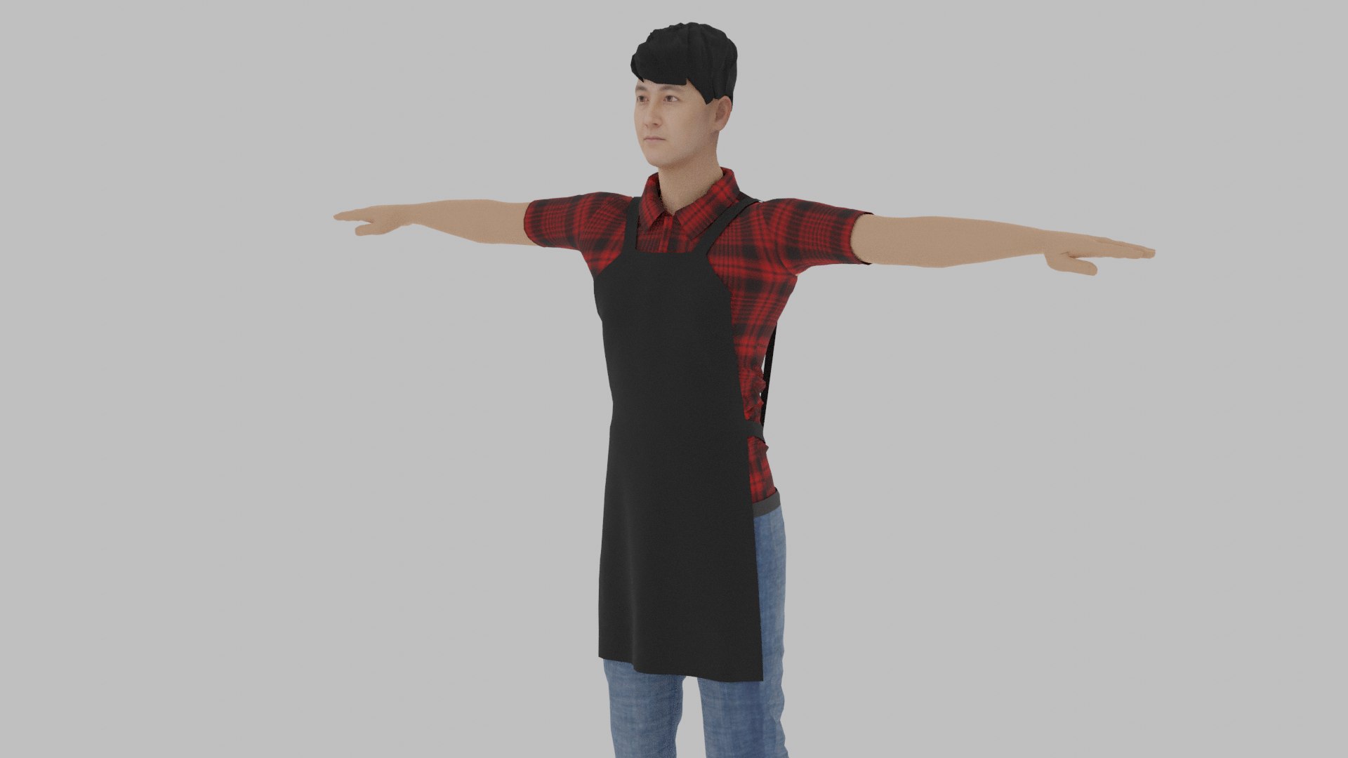 3D Butcher Model - TurboSquid 2021591