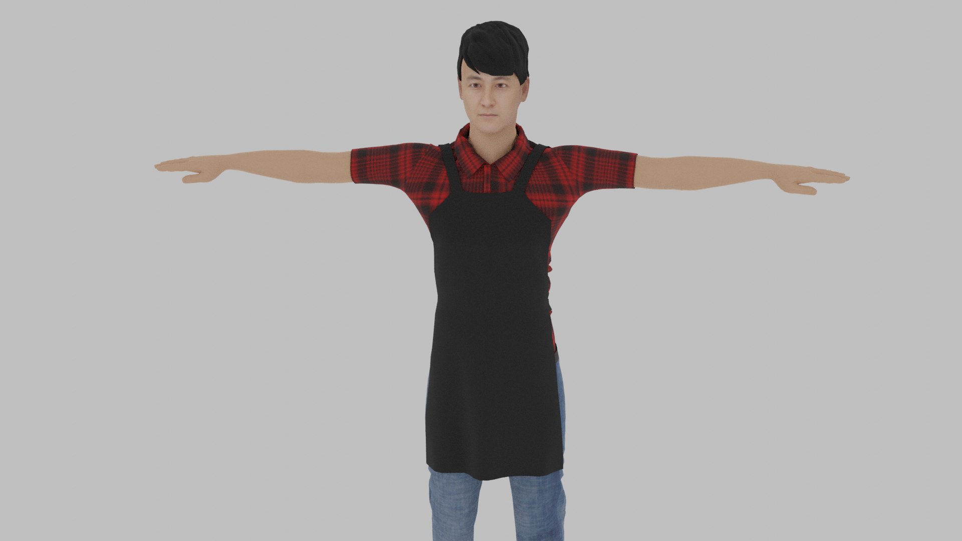 3D Butcher Model - TurboSquid 2021591