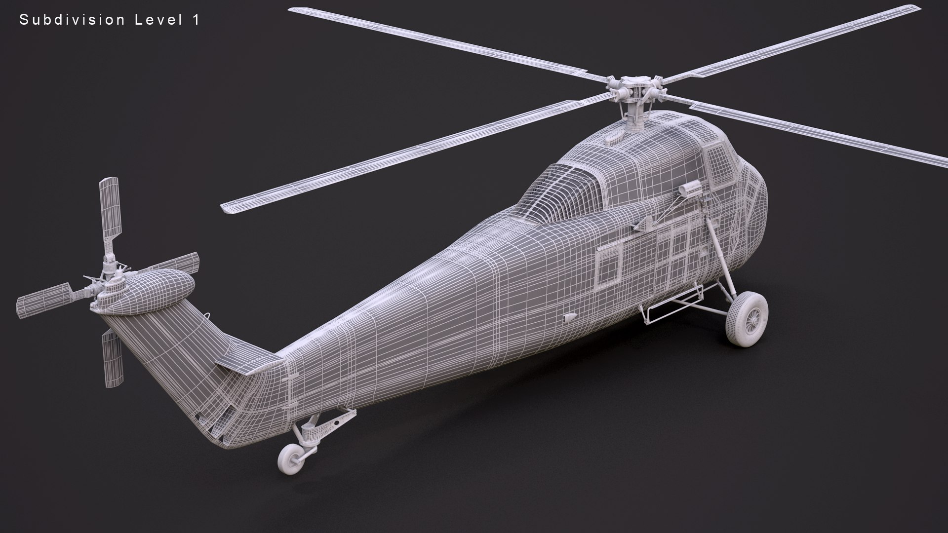 Sikorsky H-34 3D - TurboSquid 1617272