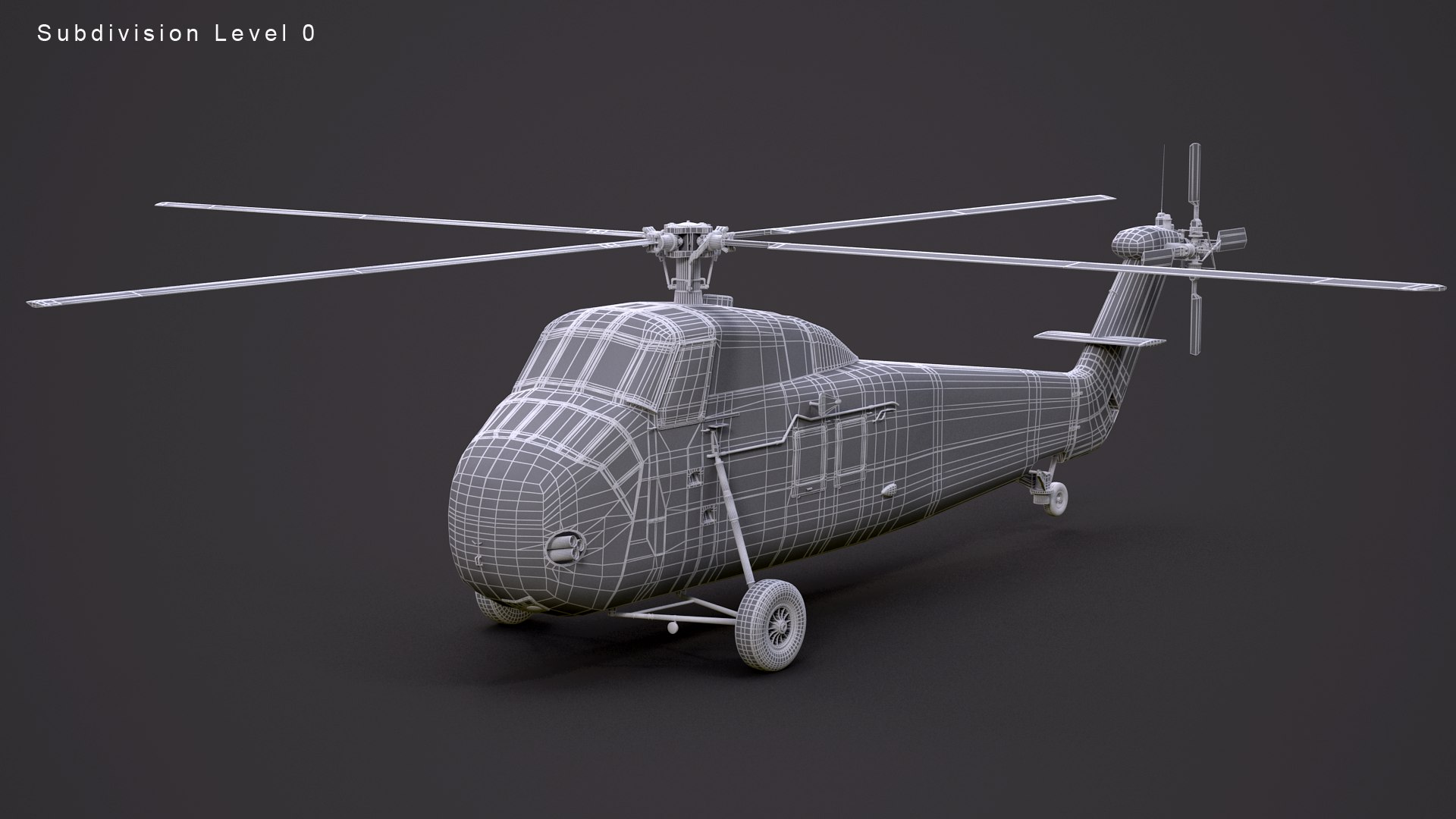 Sikorsky H-34 3D - TurboSquid 1617272