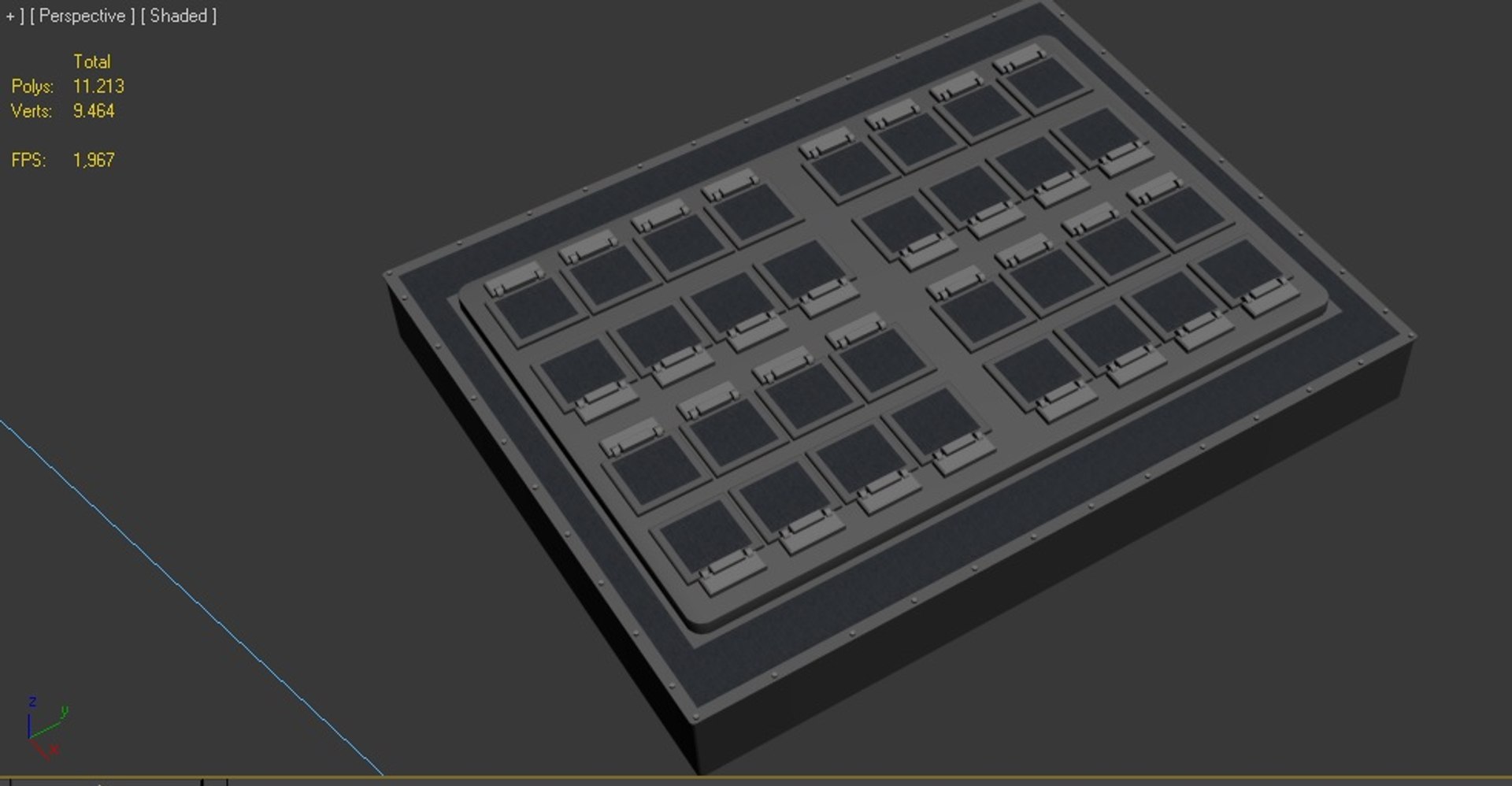 3D Model Vls Missile Launcher - TurboSquid 1354775