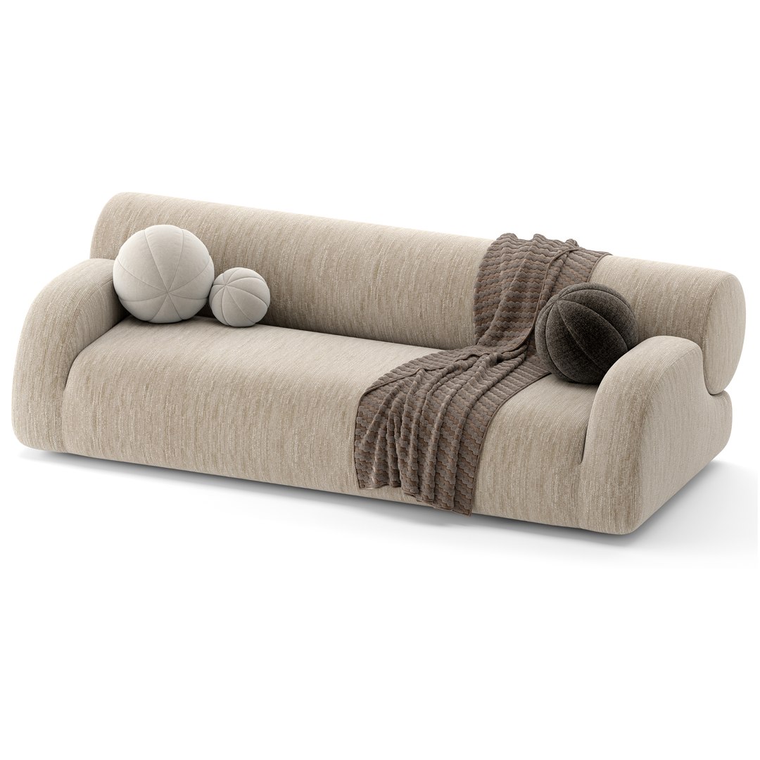 3D Jupiter Sofa By Norde - TurboSquid 2411739