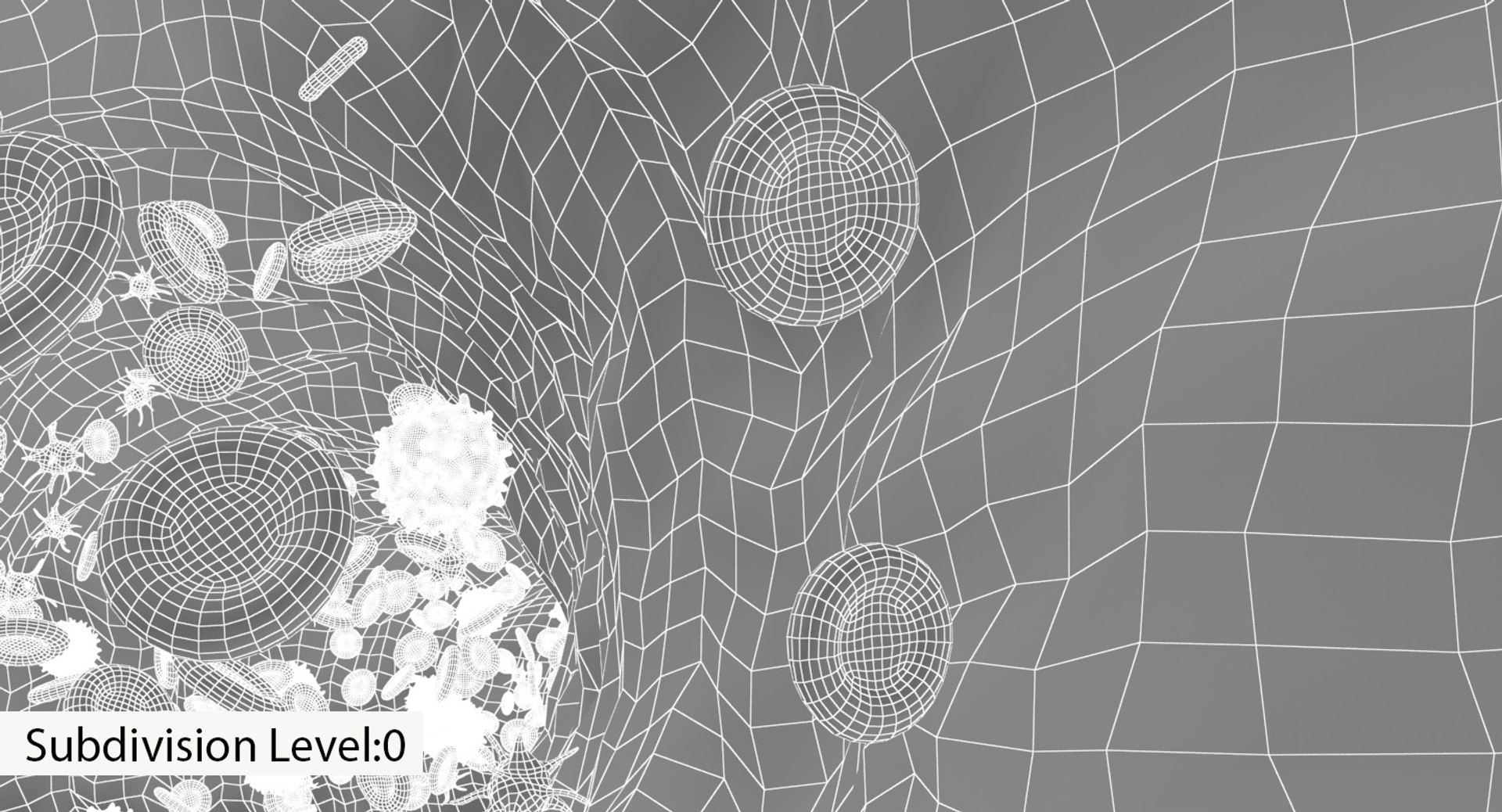 Bloodstream flow cell 3D model - TurboSquid 1319131