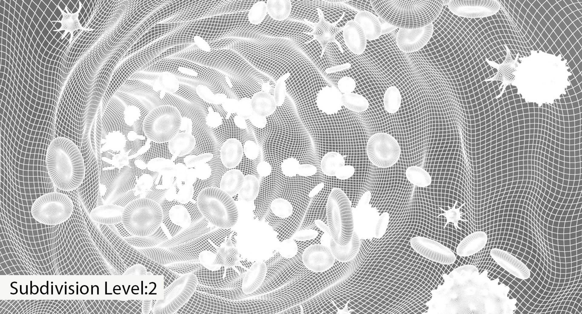 Bloodstream flow cell 3D model - TurboSquid 1319131