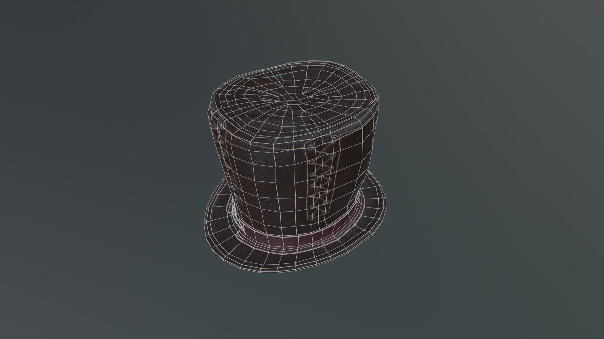 Leather Hat Game Ready Asset 3D Model - TurboSquid 2255807