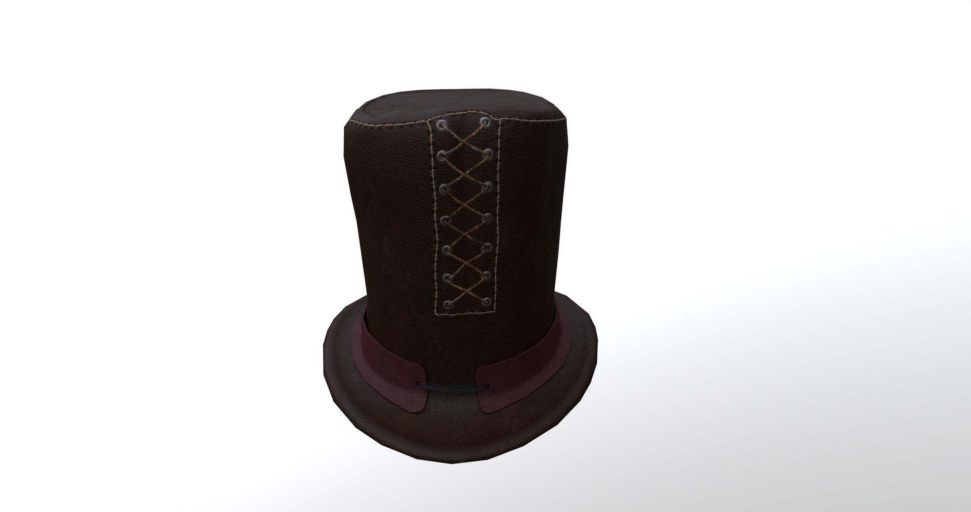 Leather Hat Game Ready Asset 3D Model - TurboSquid 2255807