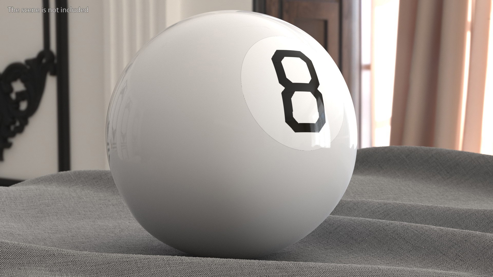 3D White Magic 8 Ball - TurboSquid 1999867