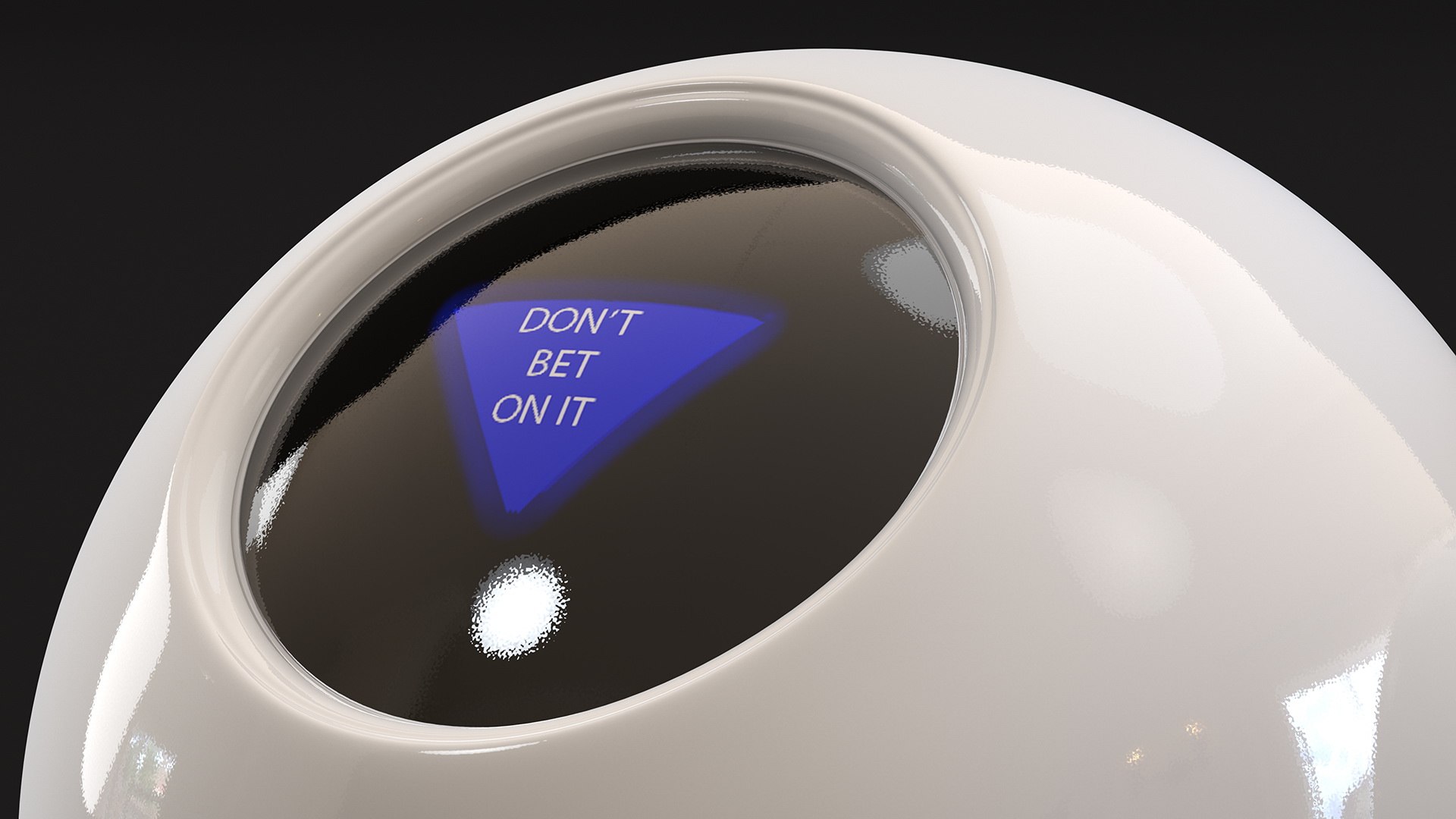 3D White Magic 8 Ball - TurboSquid 1999867