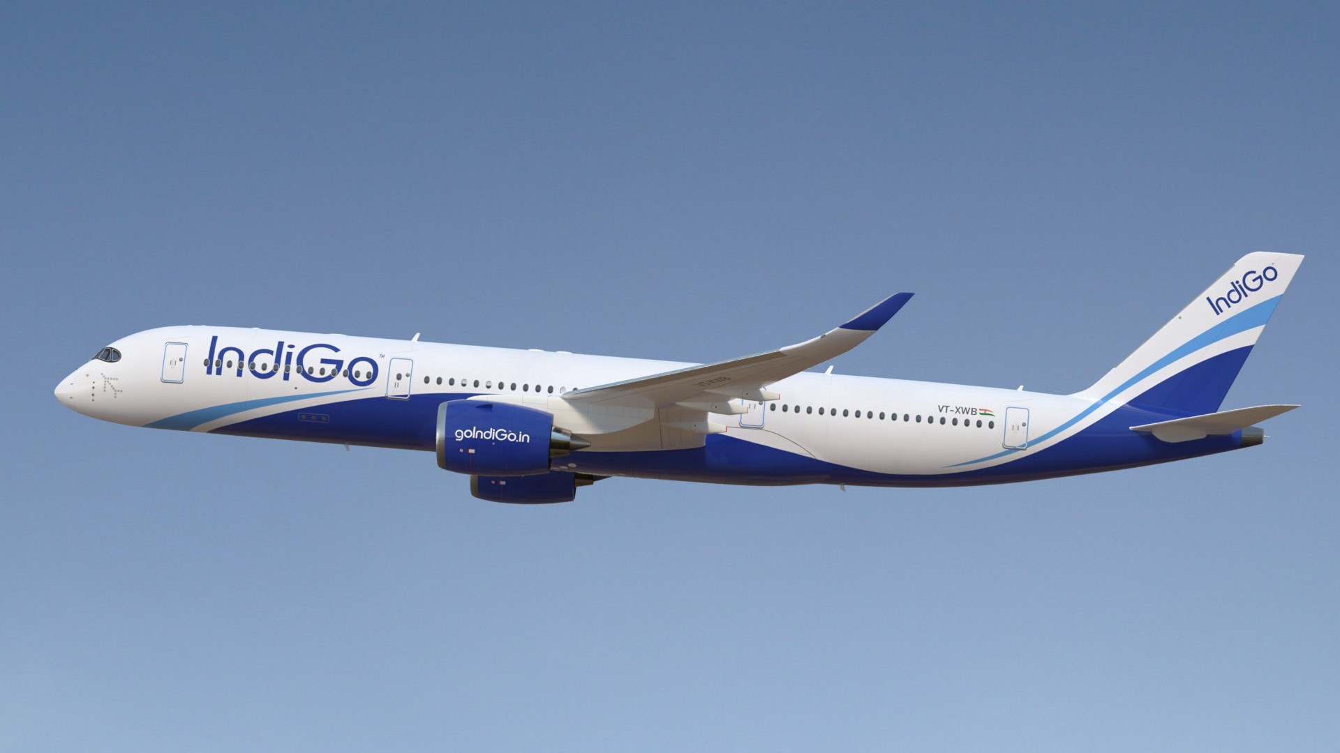 3D A350 Indigo SC Model - TurboSquid 2238433