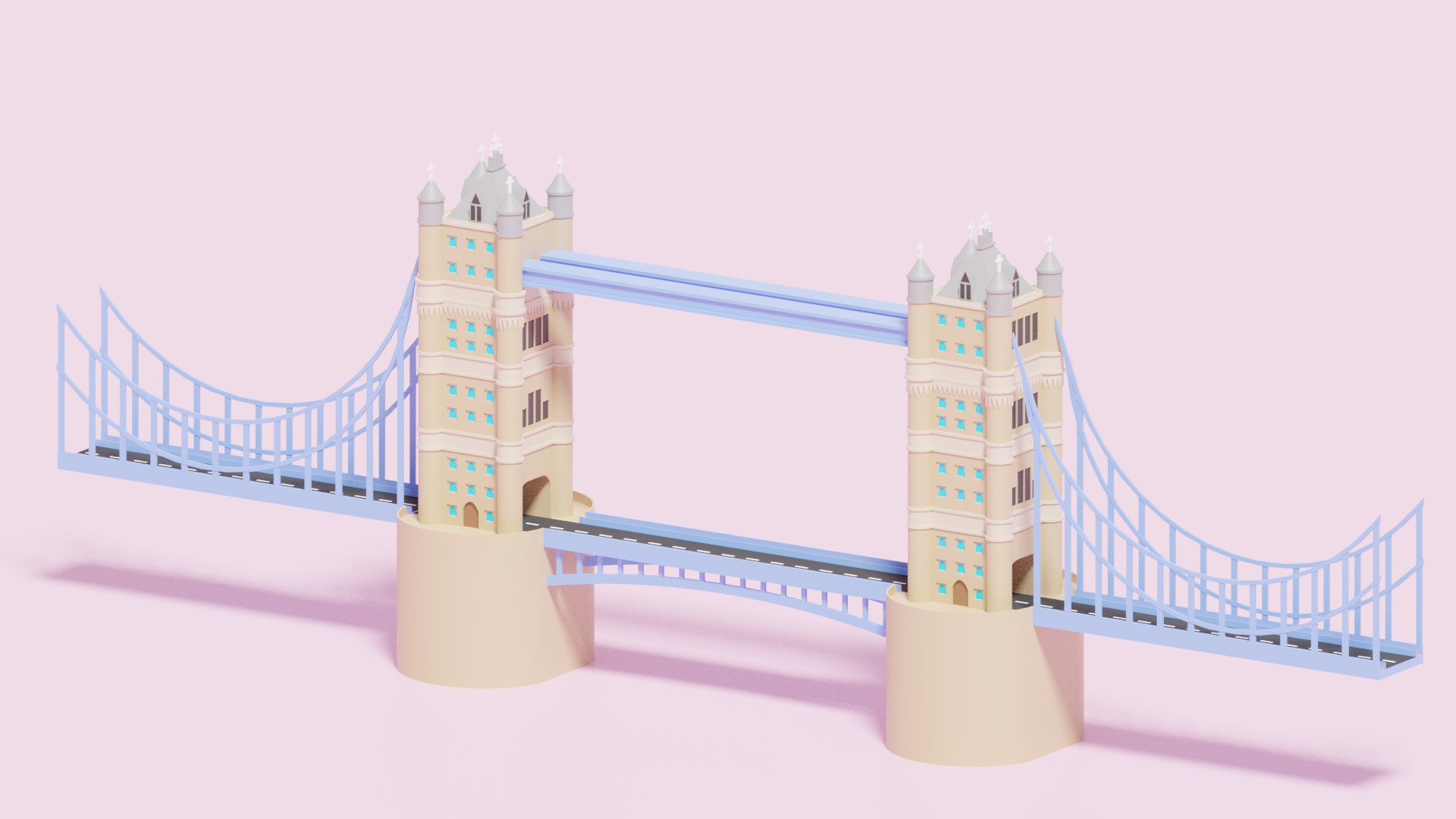 3D Model London Tower Bridge - TurboSquid 1656044