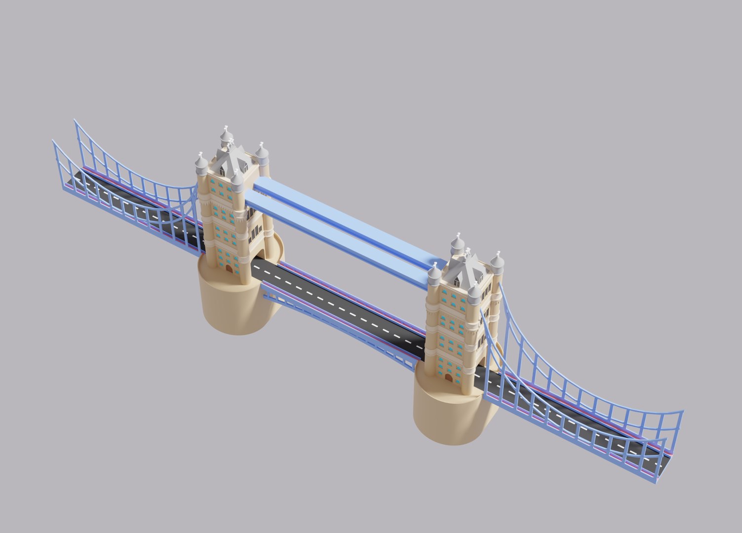 3D Model London Tower Bridge - TurboSquid 1656044