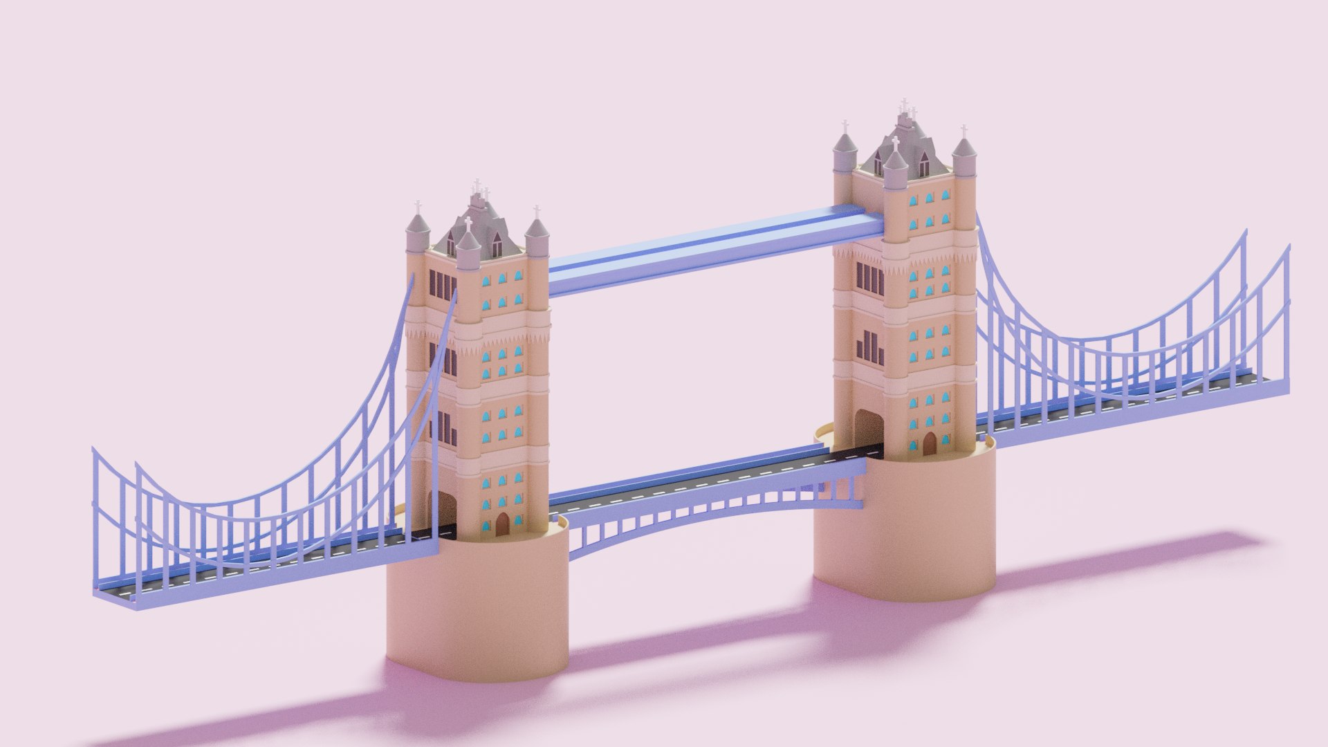3D Model London Tower Bridge - TurboSquid 1656044