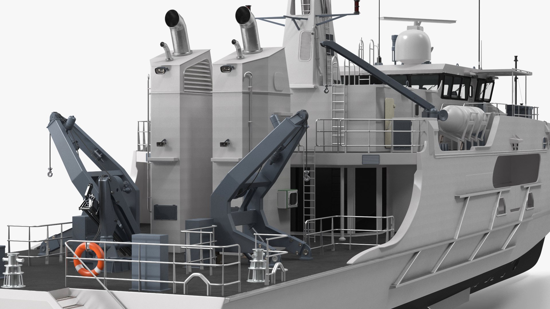 3D Cape Class Patrol Boat Rigged For Cinema 4D - TurboSquid 2130086