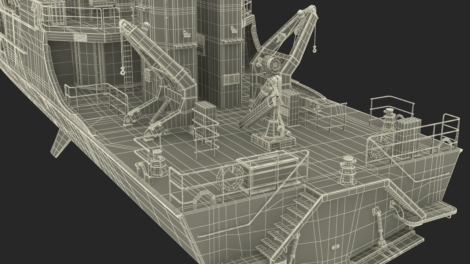 3D Cape Class Patrol Boat Rigged For Cinema 4D - TurboSquid 2130086