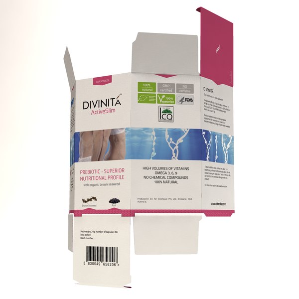 capsule packaging box pills 3d model