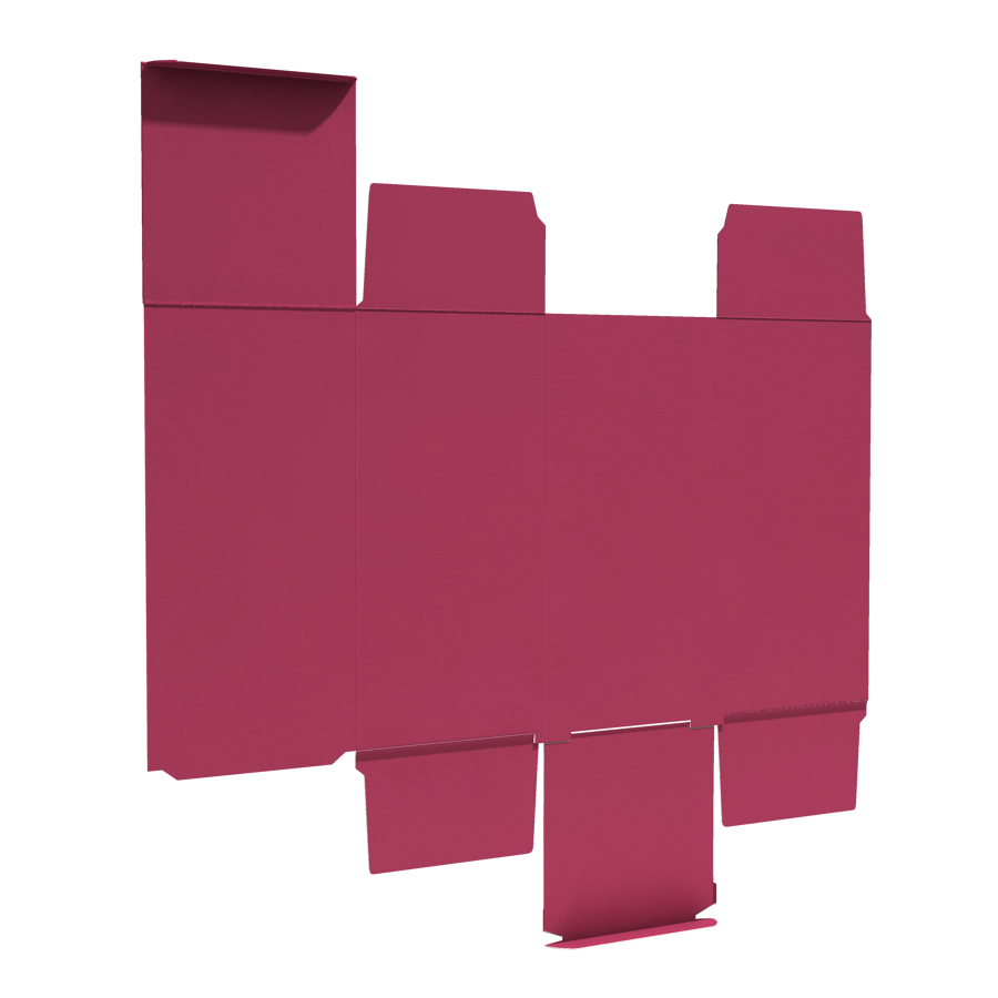 capsule packaging box pills 3d model