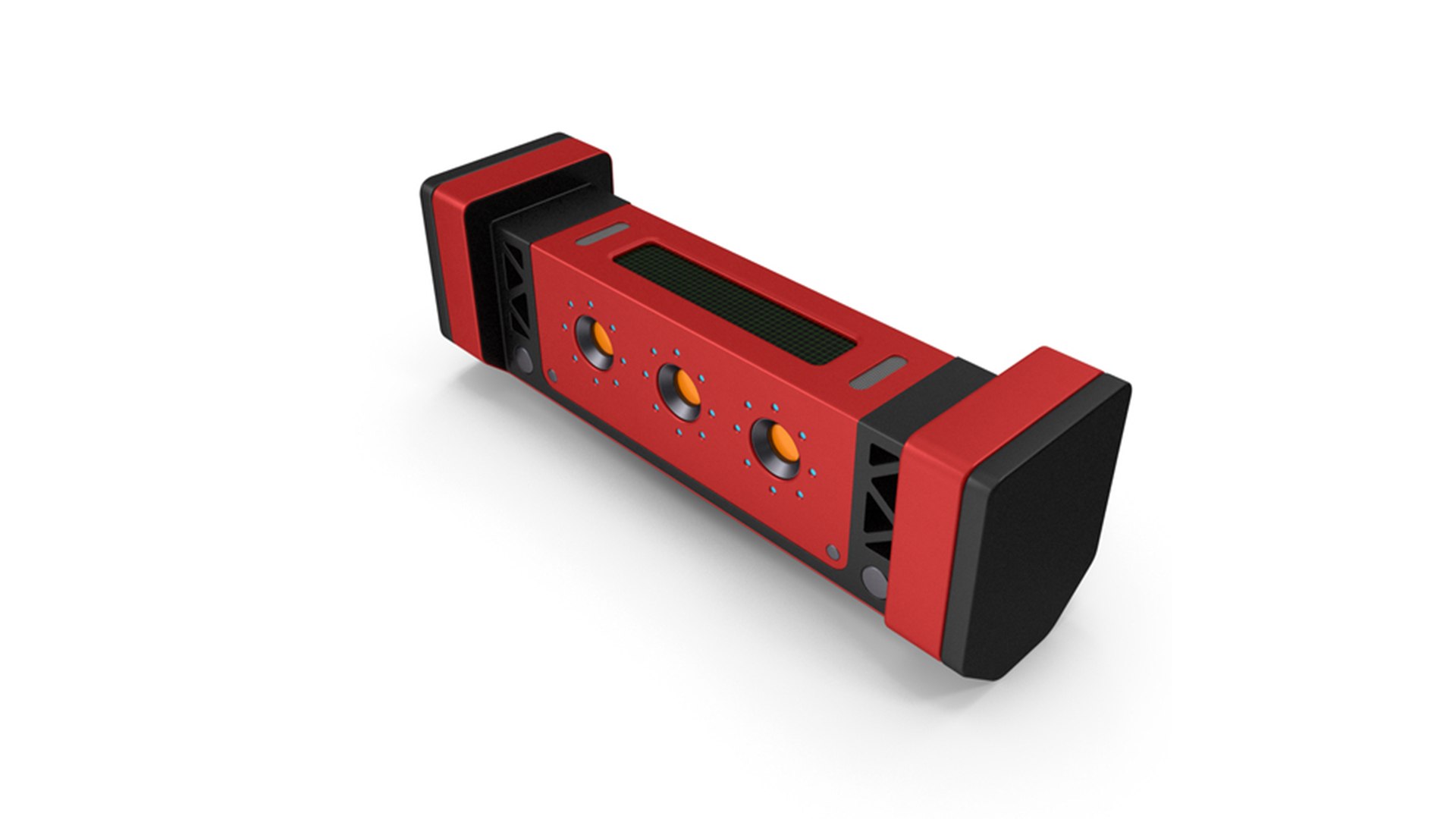 Scifi Device Red V8 PBR 3D Model - TurboSquid 2301777