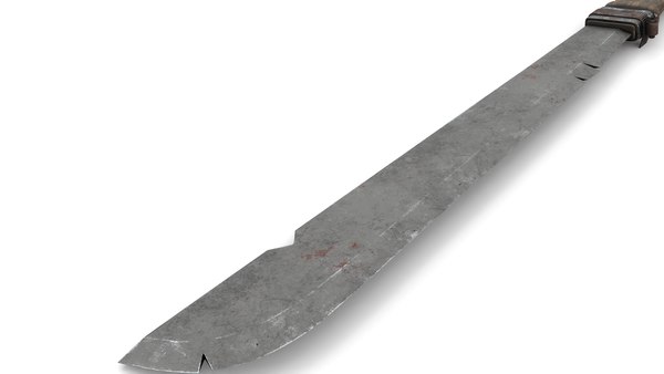 Old Machete with Broken Handle model - TurboSquid 1760605