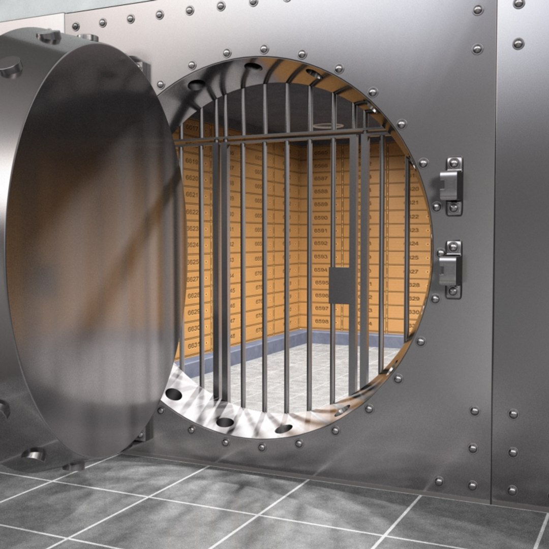 realistic bank vault 3d 3ds