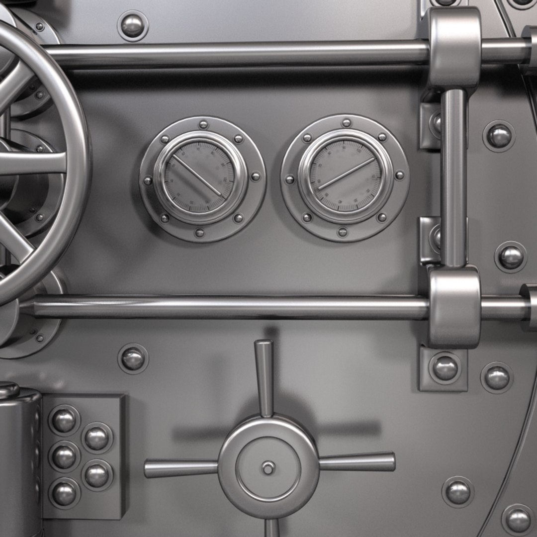 realistic bank vault 3d 3ds