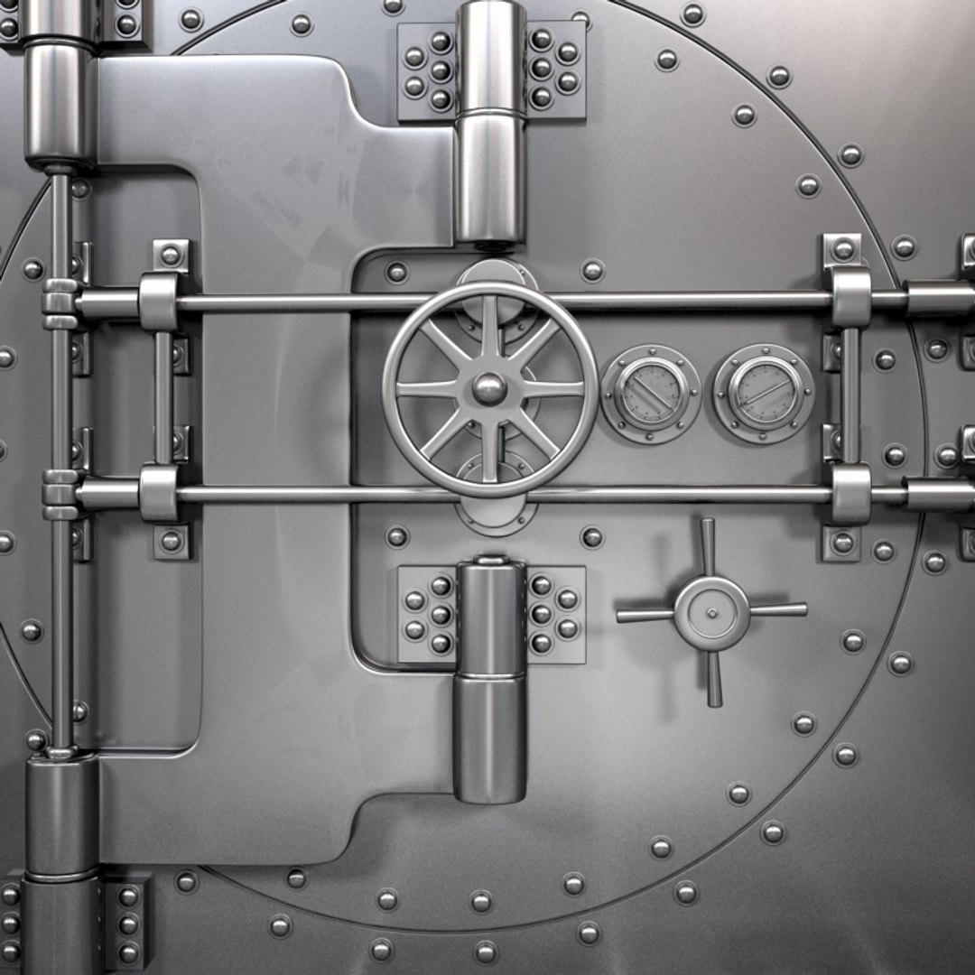 realistic bank vault 3d 3ds