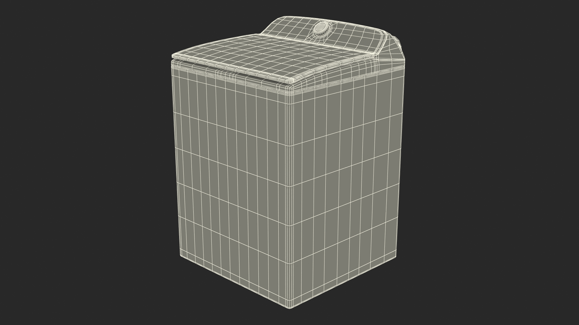 Top Load Washer Model - TurboSquid 2097542