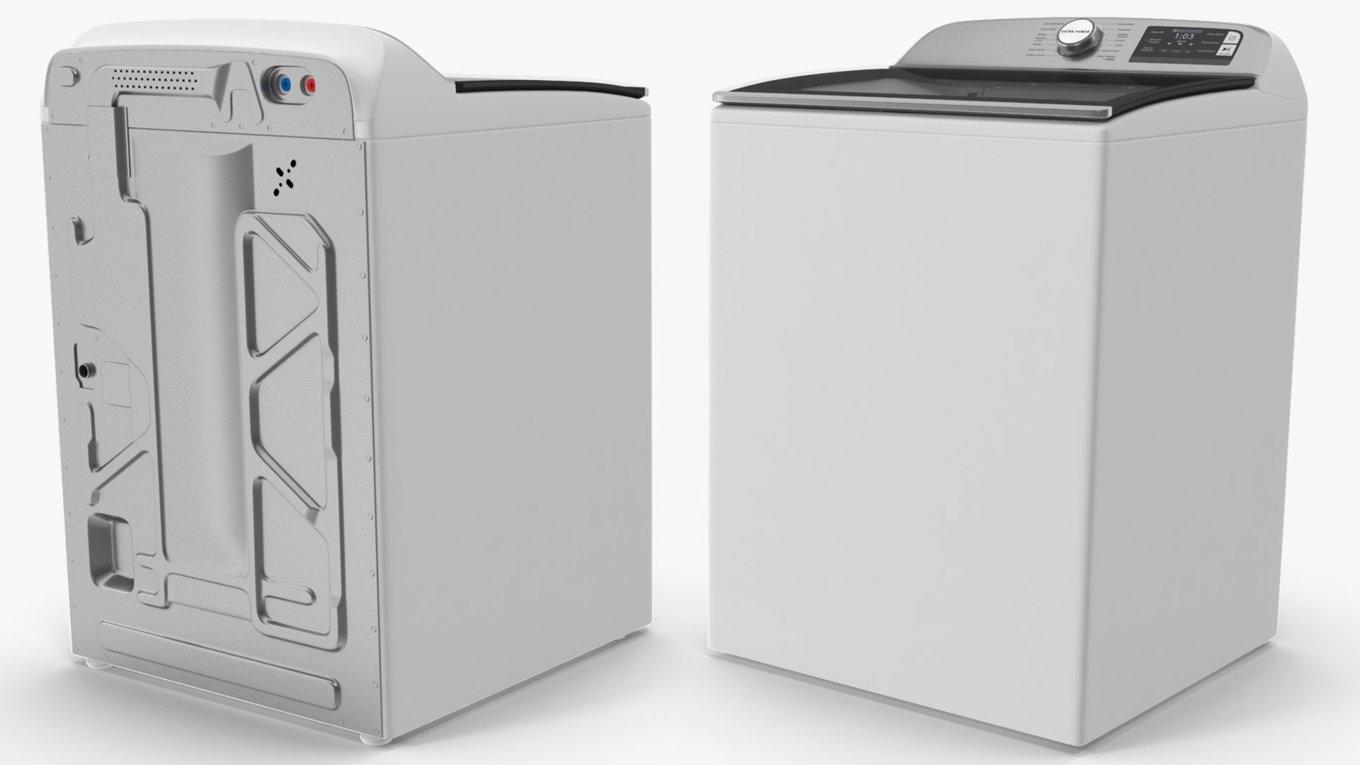 Top Load Washer Model - TurboSquid 2097542