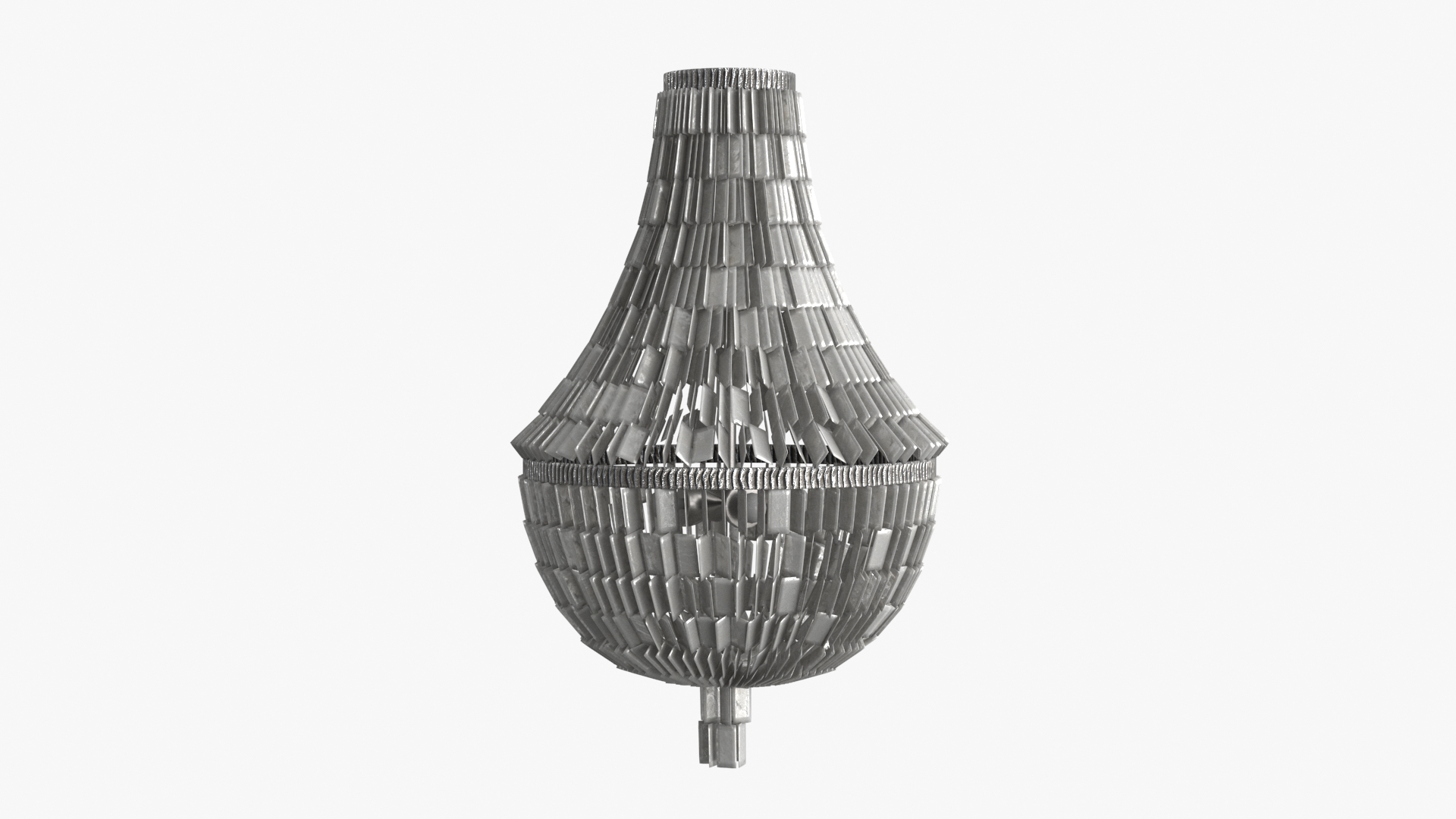 Chandelier Grey 3D Model - TurboSquid 2294735