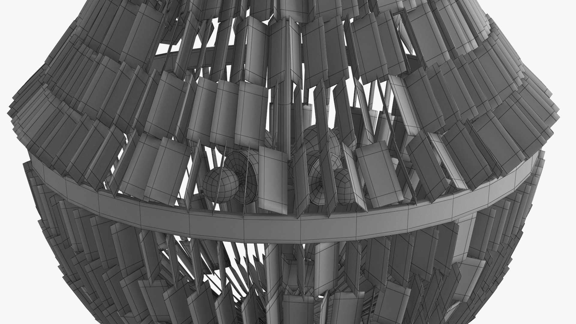Chandelier Grey 3D Model - TurboSquid 2294735