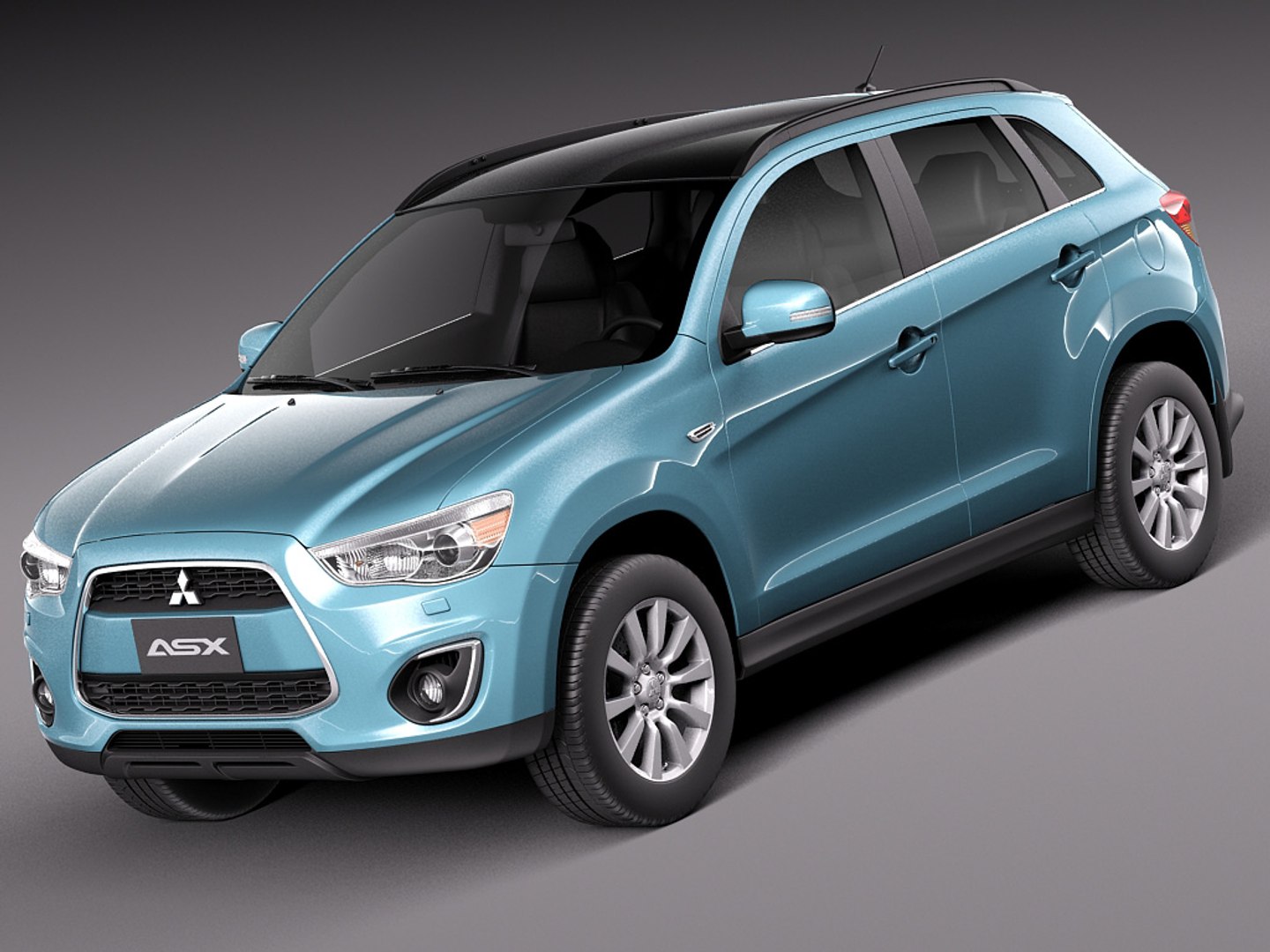 Mitsubishi Asx 3d Model