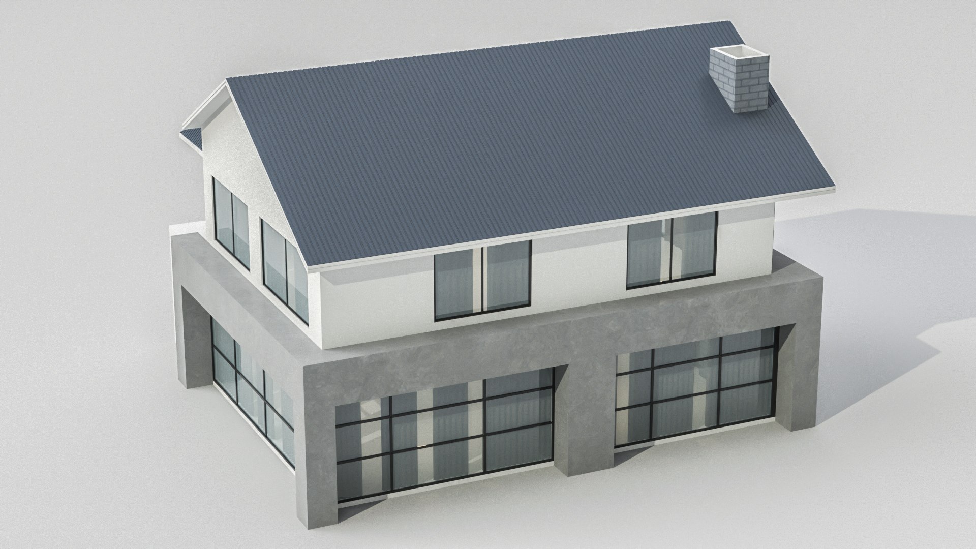 Modern House 01 3D Model - TurboSquid 1801973