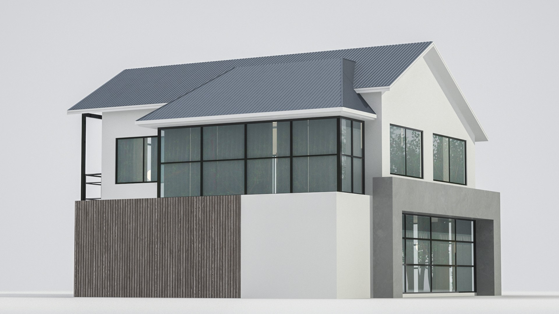 Modern House 01 3D Model - TurboSquid 1801973