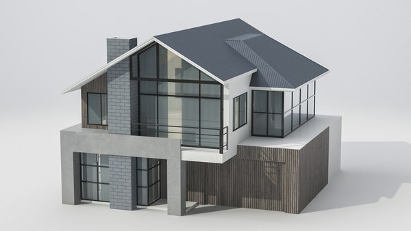 Modern House 01 3D model - TurboSquid 1801973