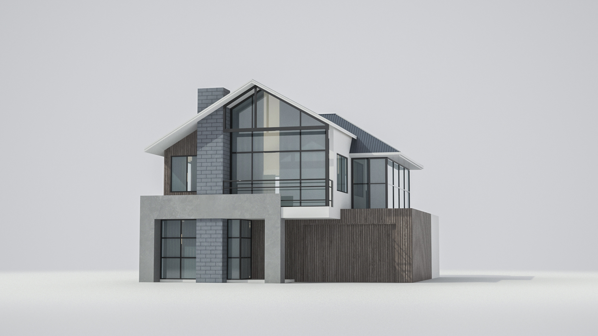 Modern House 01 3D Model - TurboSquid 1801973